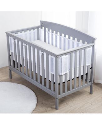 BreathableBaby Breathable Mesh Liner for Full-Size Cribs, Sheer Deluxe ...