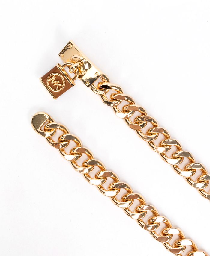 Michael Kors Women's Hamilton Lock Chain Belt - Macy's