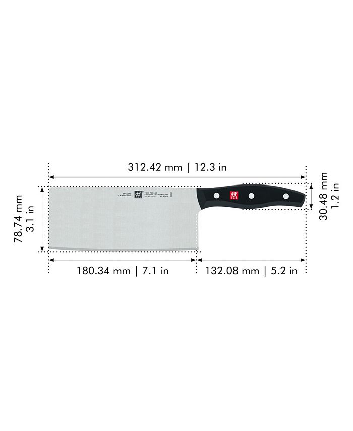 Zwilling J.A. Henckels Twin Signature Cleaver, 7" - Macy's