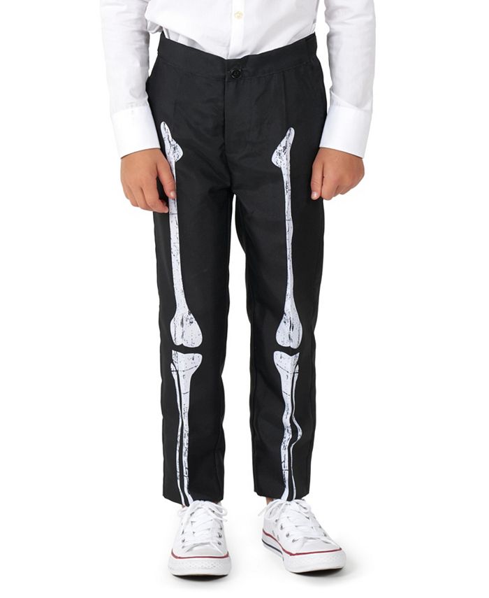 Suitmeister Big Boys Skeleton Grunge Button Closure Suit Set - Macy's