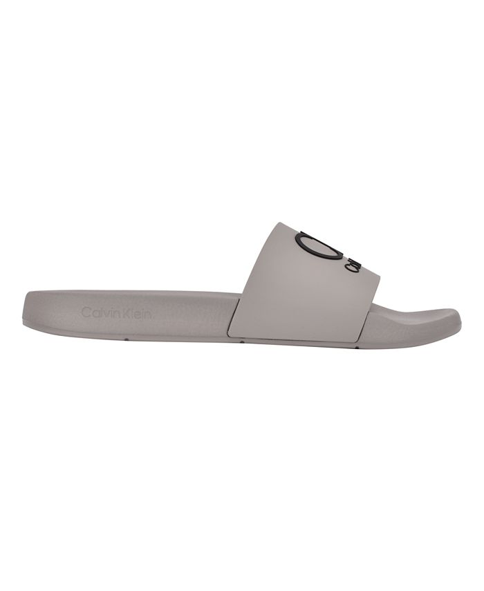 Calvin Klein Men's Ark Casual Slip-On Slide Sandals - Macy's
