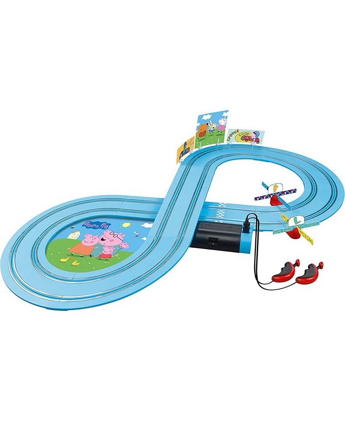 Carrera First Peppa Pig Kids GranPrix Spinner Slot Car Race Track - Macy's