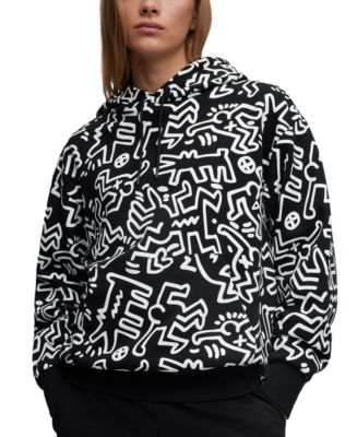 BOSS by Hugo Boss BOSS X Keith Haring Special Gender-Neutral Hoodie ...
