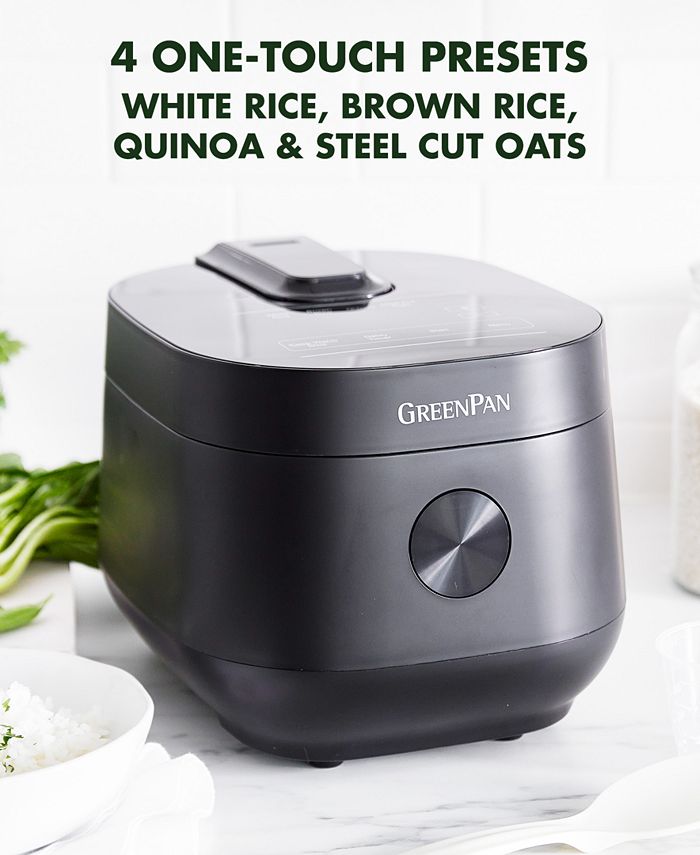 GreenPan 8-Cup Ceramic Nonstick Electric Rice Cooker - Macy's