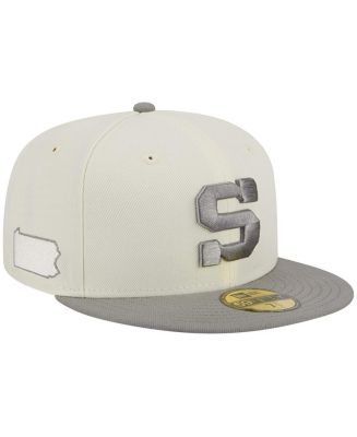 Men's New Era Stone, Gray Penn State Nittany Lions Chrome and Concrete ...