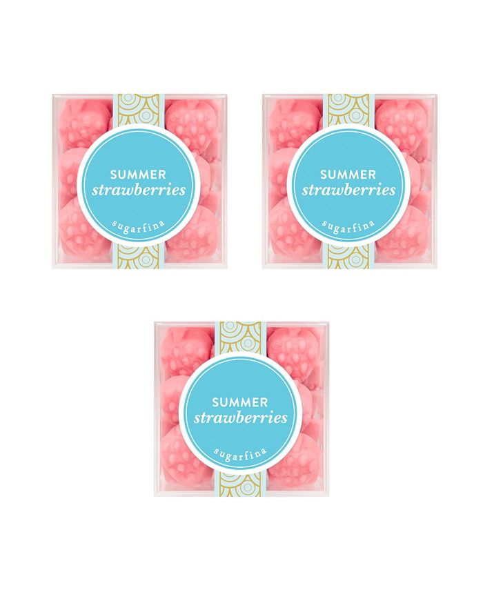Sugarfina Summer Strawberries - Small Cube Kit, 3 Piece - Macy's
