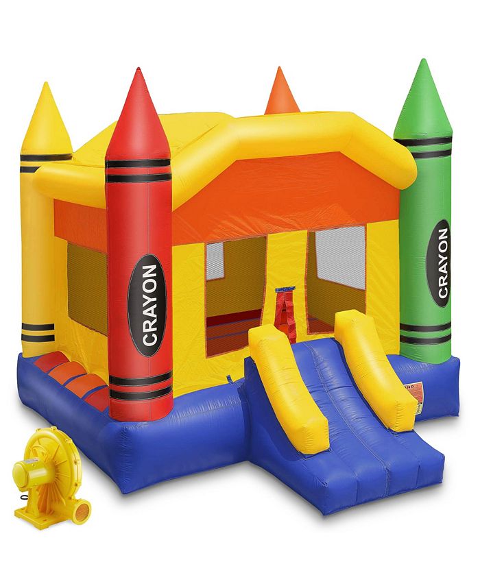 Cloud 9 Crayon Bounce House & Blower - Commercial Grade Inflatable ...
