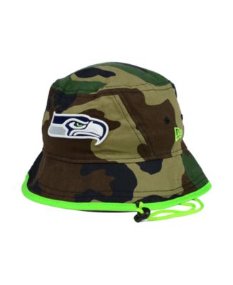 New Era Seattle Seahawks Camo Pop Bucket Hat - Macy's