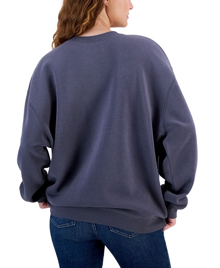 Grayson Threads, The Label Black Juniors' Yin-Yang Crewneck Sweatshirt ...