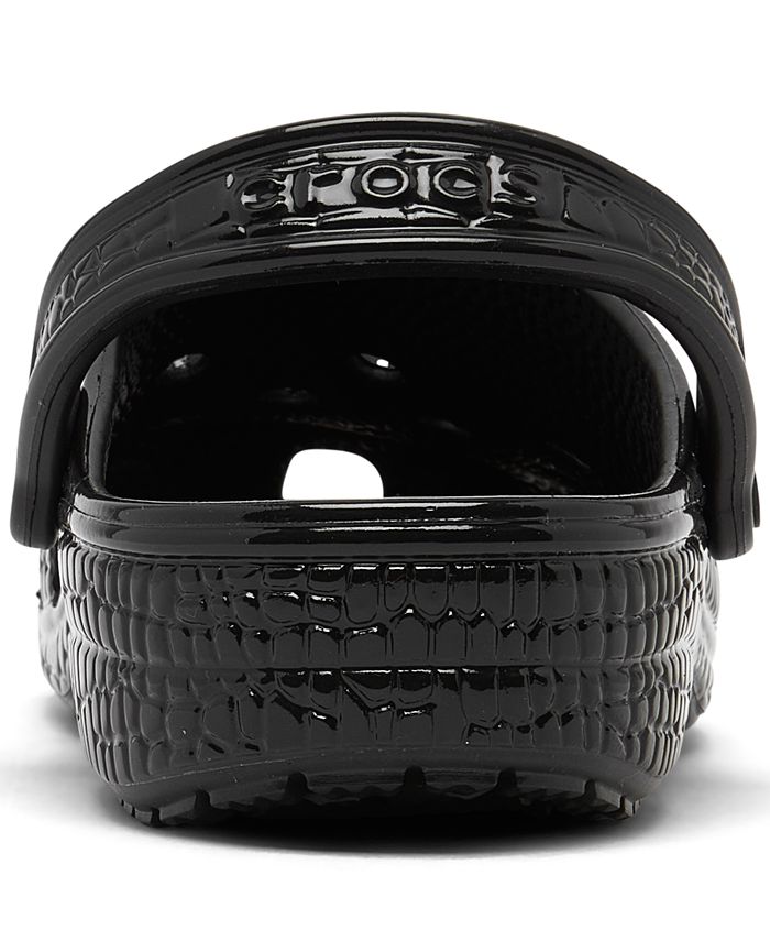 Crocs Men's and Women's Crock Skin Classic Clogs from Finish Line - Macy's