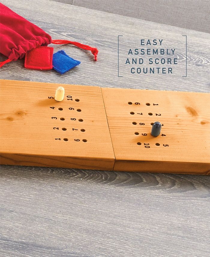 Studio Mercantile Wooden Tabletop Cornhole Game - Macy's