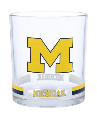 Michigan Wolverines 10 Oz Banded Rocks Glass - Macy's