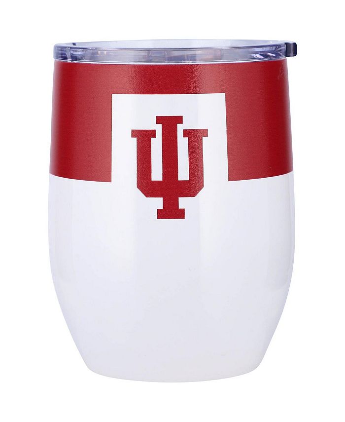 Logo Brands Indiana Hoosiers 16 Oz Colorblock Stainless Steel Curved ...