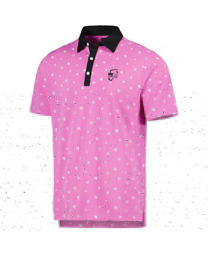 FootJoy Men's Purple WM Phoenix Open Scattered Floral Stretch Pique ...