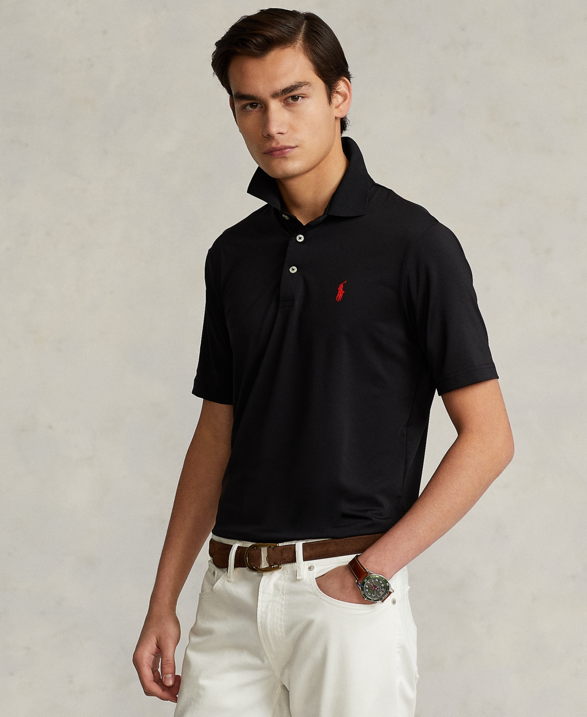 Click here for Polo Ralph Lauren Mens Classic-Fit Performance Pol... prices