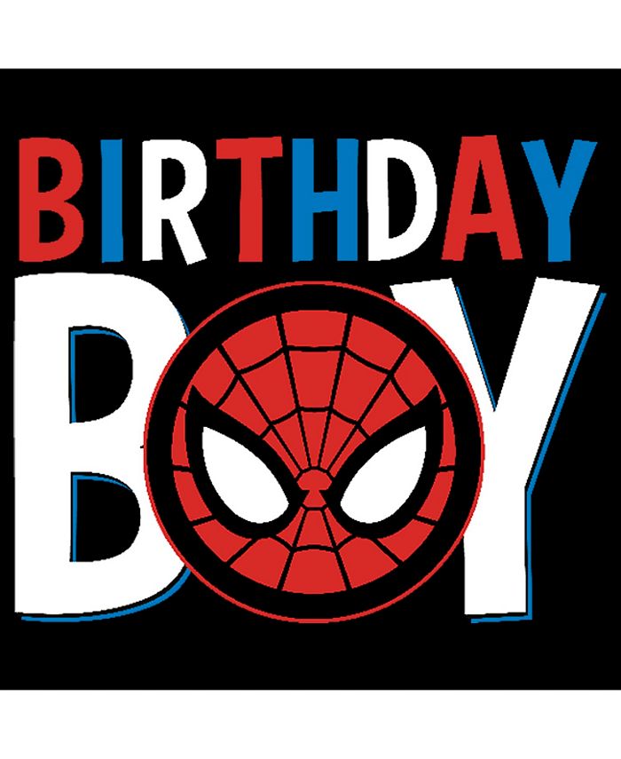 Fifth Sun Boy's Marvel Birthday Boy Spider-Man Child T-Shirt - Macy's