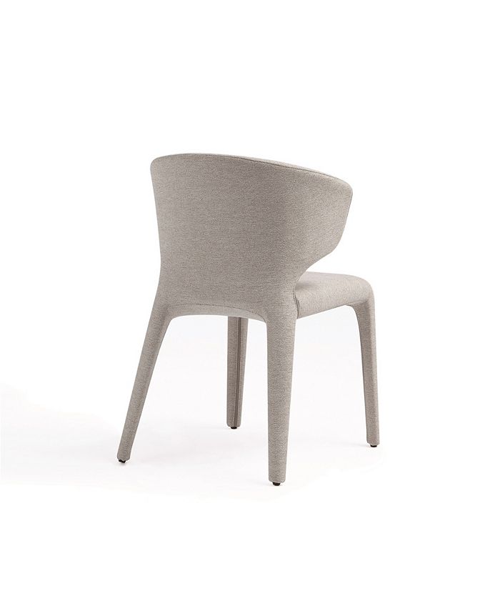 Manhattan Comfort Conrad 4-Piece Woven Tweed Upholstered Dining Chair ...