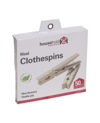 Clothespins, Birch Set of 50 - Macy's