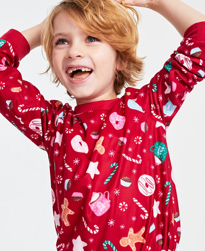 Family Pajamas Matching Toddler, Little & Big Kids Sweets Pajamas Set ...