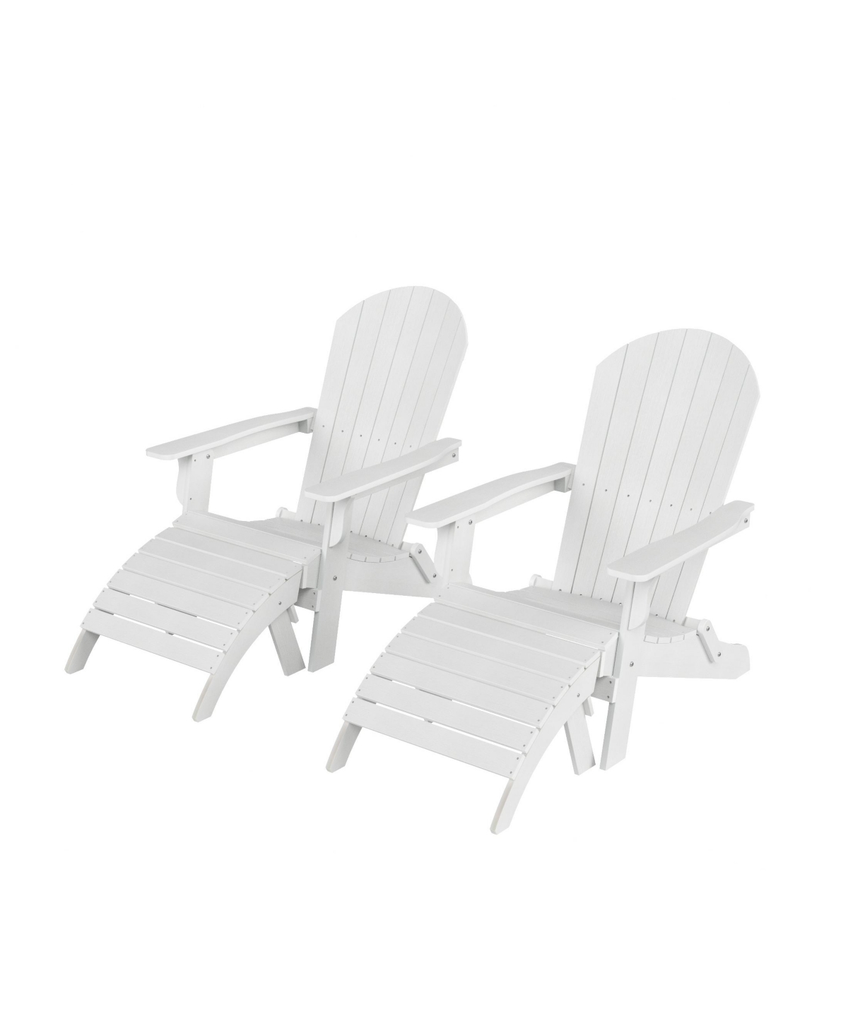 Click here for 4-Piece Outdoor Folding Adirondack Chair with Foot... prices
