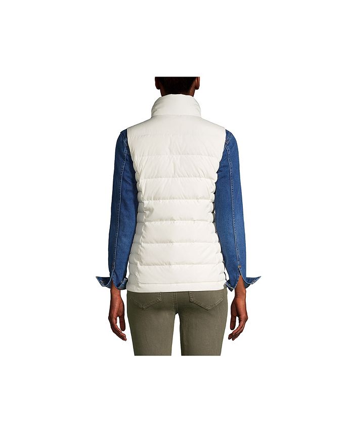 Lands' End Women's Down Puffer Vest - Macy's