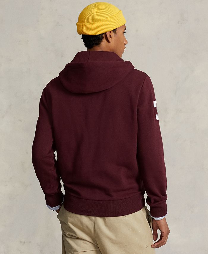 Polo Ralph Lauren Men's Big Pony Fleece Rugby Hoodie - Macy's