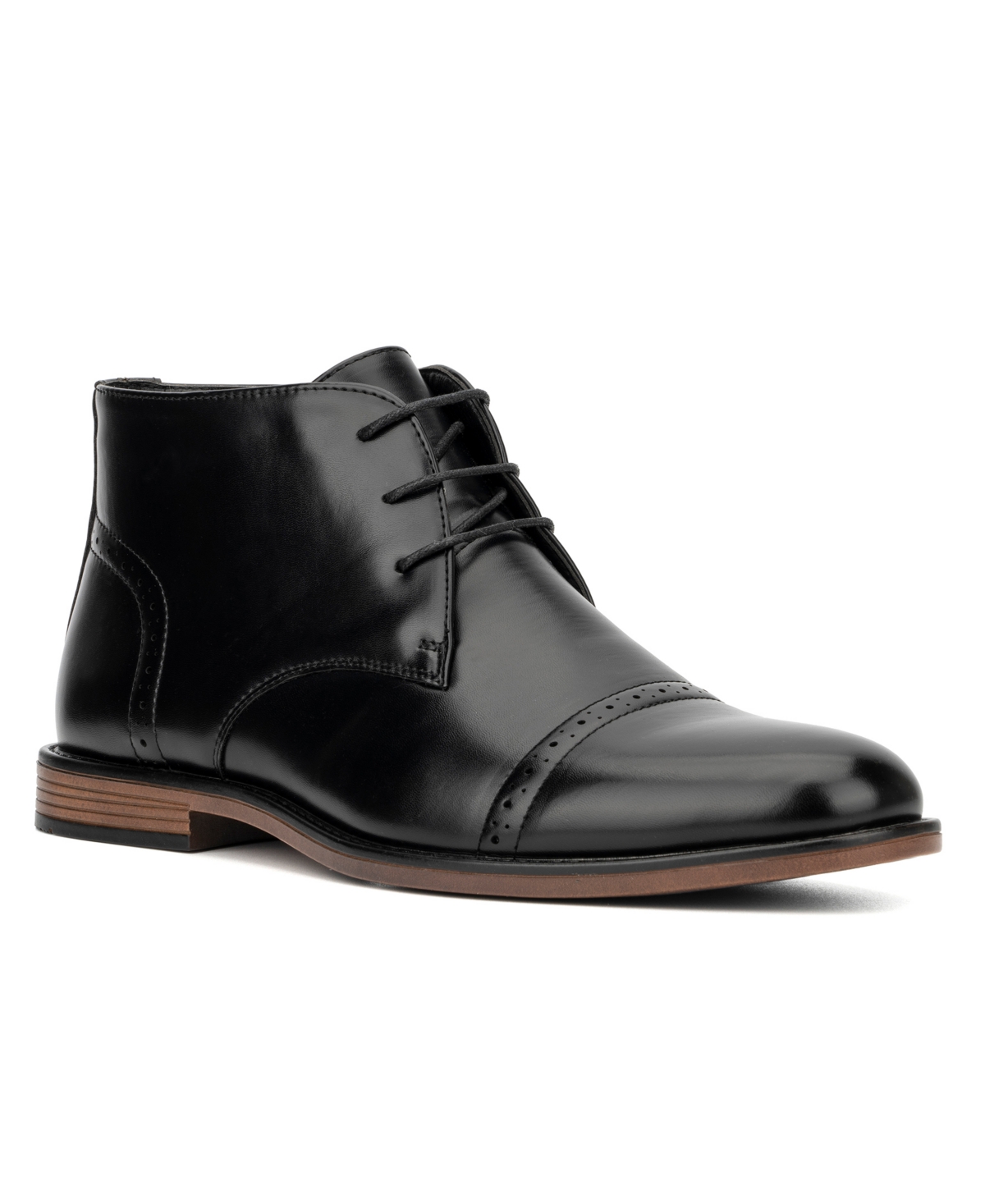 Click here for New York & Company Mens Kevin Ankle Boots - Black prices