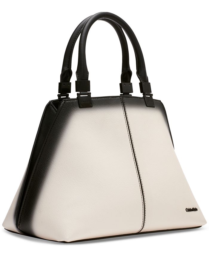 Calvin Klein Granite Ombre Convertible Satchel With Magnetic Snap Macys