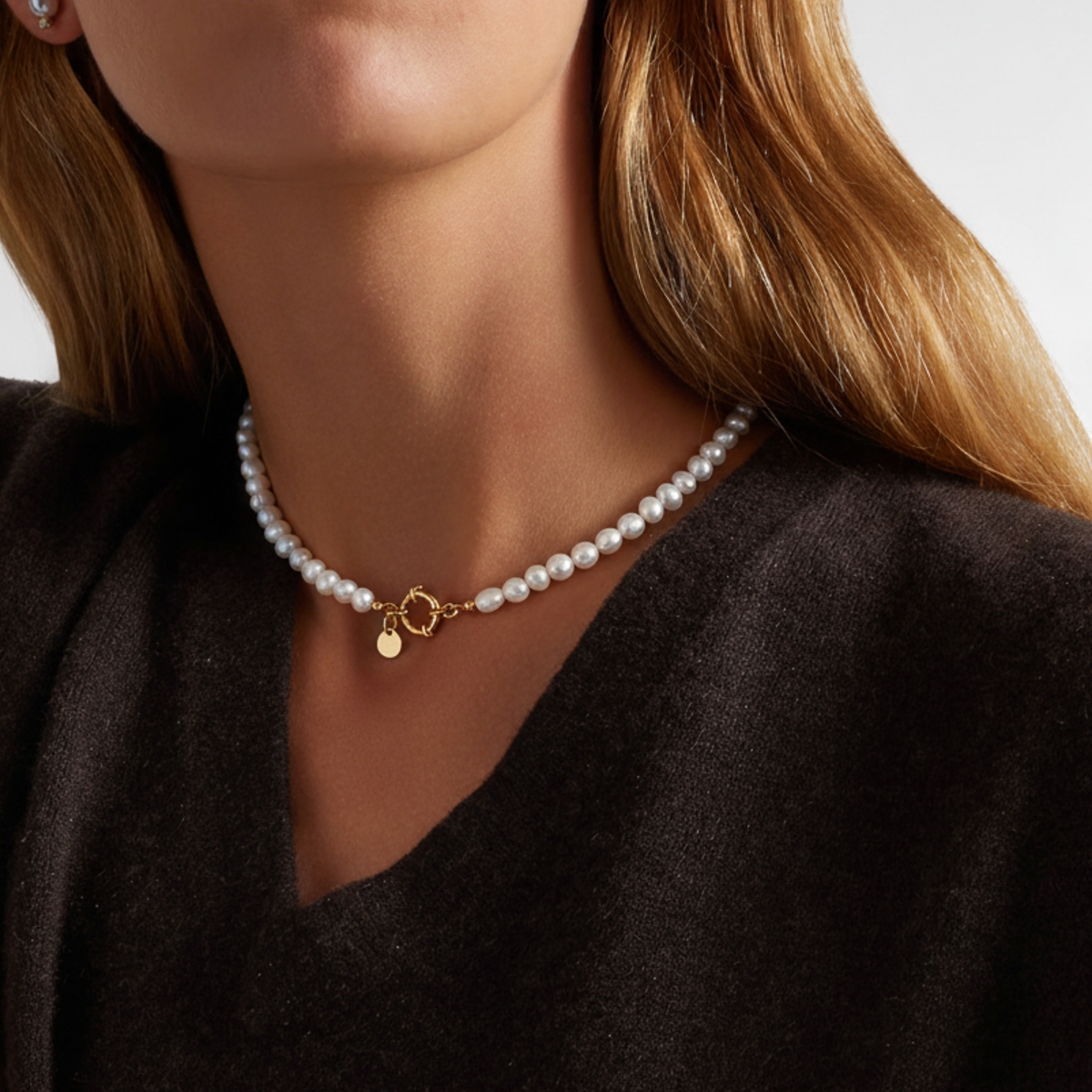 Click here for 18K Silver Plated Freshwater Pearls Necklace For B... prices