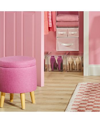 mDesign Stackable Closet Storage Bin Box with Pull-Out Drawer, Medium ...