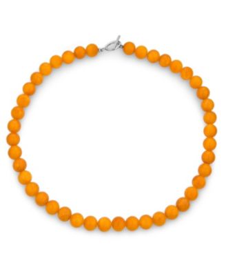 Bling Jewelry Plain Simple Smooth Classic Yellow Orange Created ...