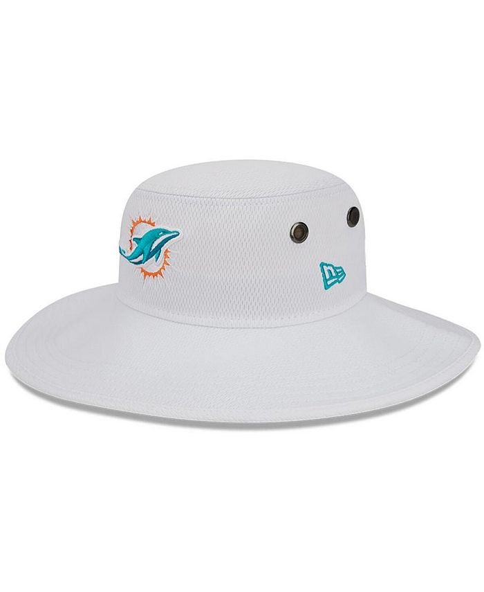 New Era Men's White Miami Dolphins 2023 NFL Training Camp Panama Bucket ...