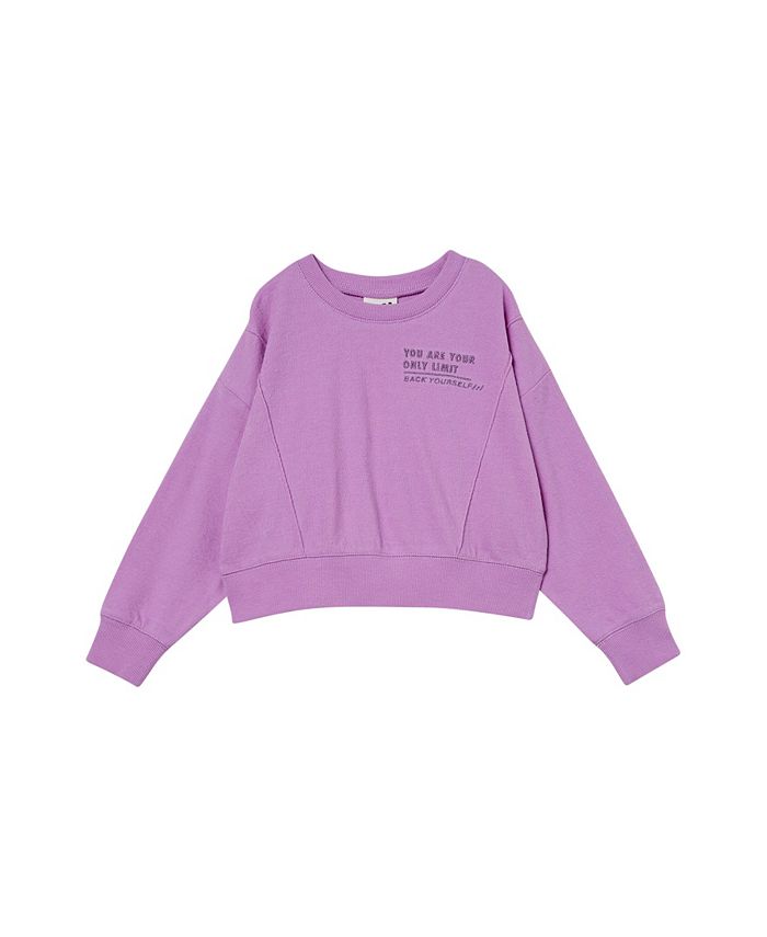 COTTON ON Little Girls Ryan Long Sleeve Top - Macy's