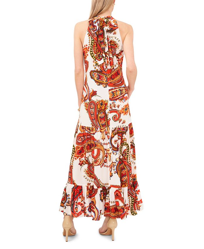 Vince Camuto Women's Printed Halter Maxi Dress - Macy's