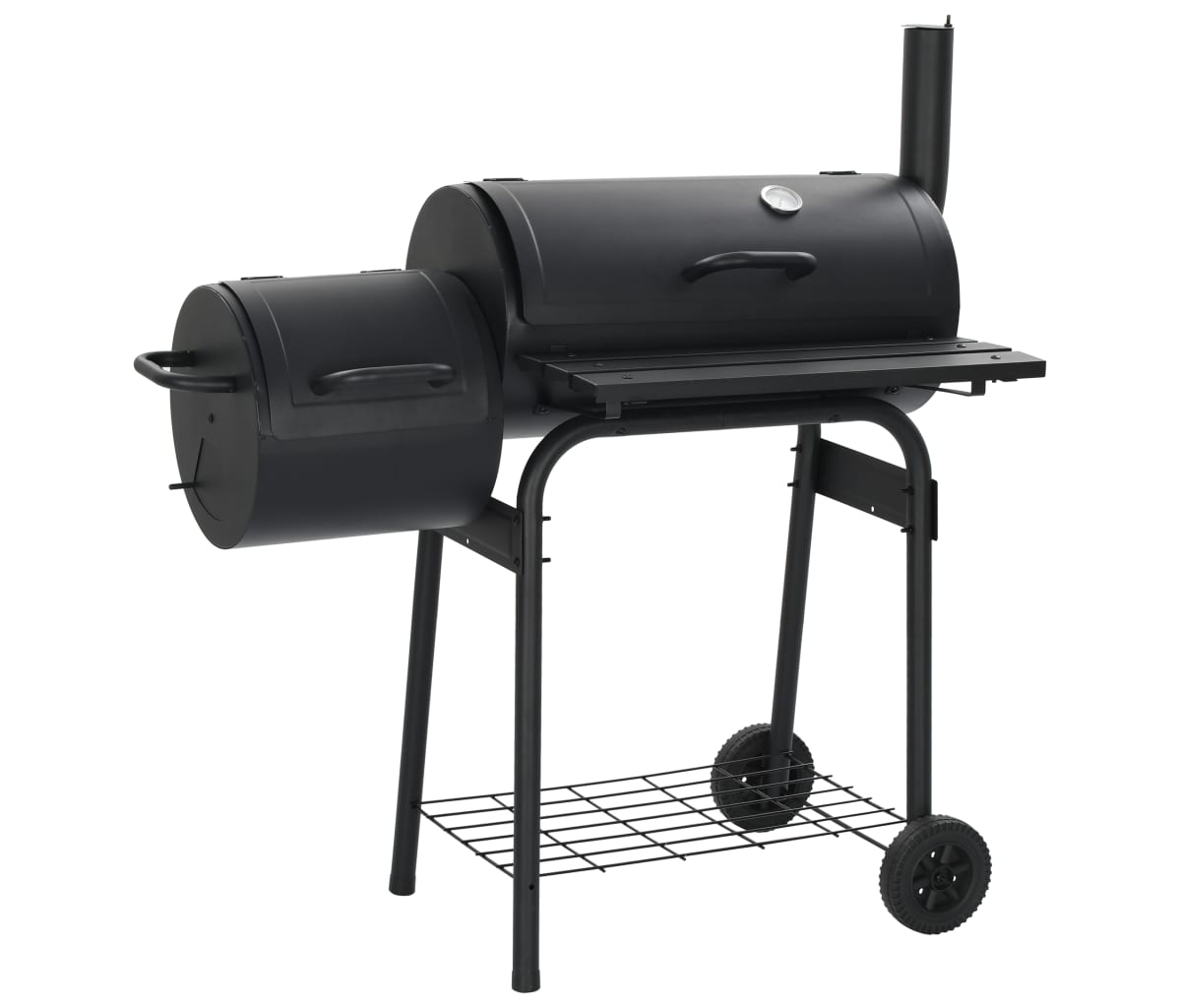 Click here for vidaXL Classic Charcoal Bbq Offset Smoker - Black prices