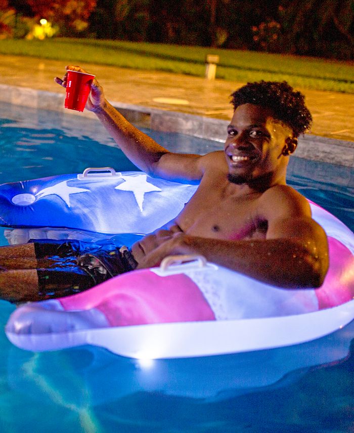 PoolCandy Stars and Stripes Jumbo LED Pool Float - Macy's