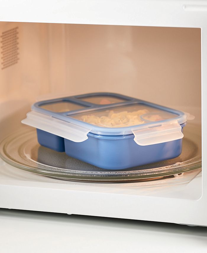 Lock n Lock On The Go Meals Three Compartment Divided Lunch Container ...