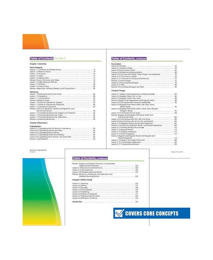 Barnes & Noble Spectrum Language Arts, Grade 3 by Spectrum Compiler ...