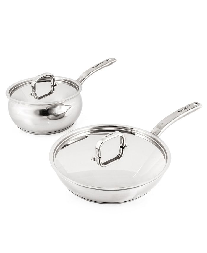 BergHOFF Belly 18/10 Stainless Steel 4 Piece Cookware Set - Macy's