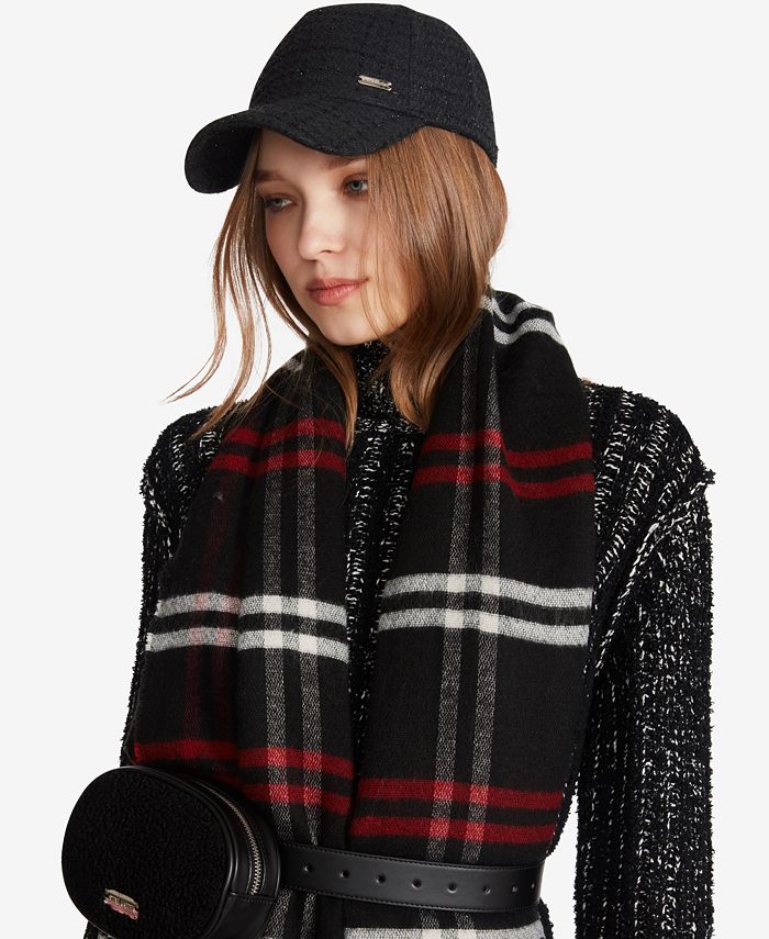 Steve Madden Tweed Baseball Cap - Macy's