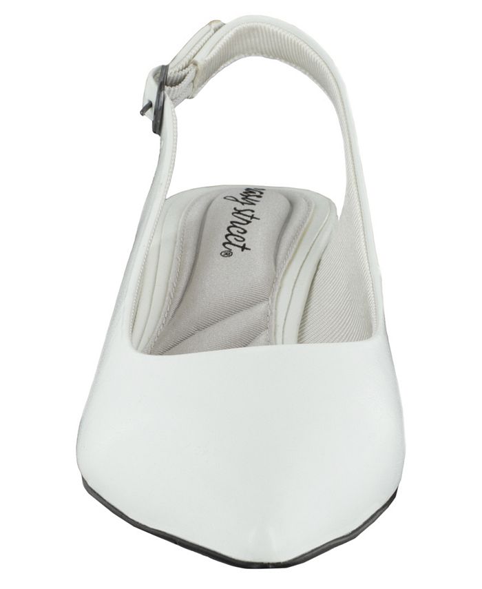 Easy Street Women's Faye Slingback Buckle Closure Pumps - Macy's