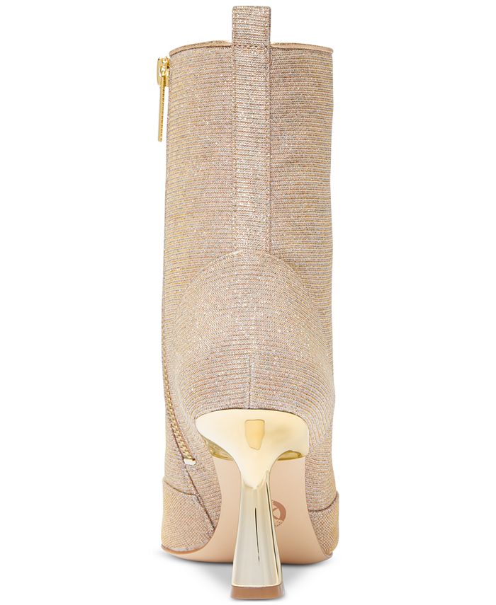 Michael Kors Women's Clara Side-Zip Pointed-Toe Heeled Dress Booties ...