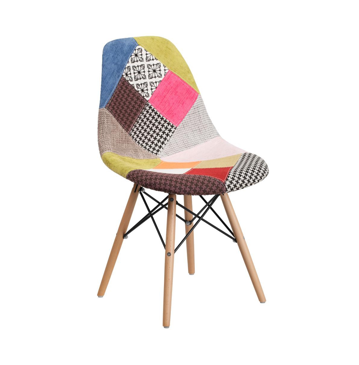 Click here for Fabric Accent Dining Chair With Wooden Legs - Mila... prices