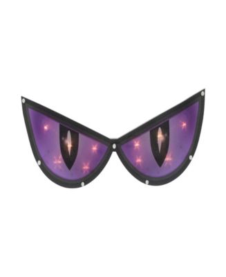Northlight 20" Lighted Eyes Halloween Window Silhouette Decoration - Macy's