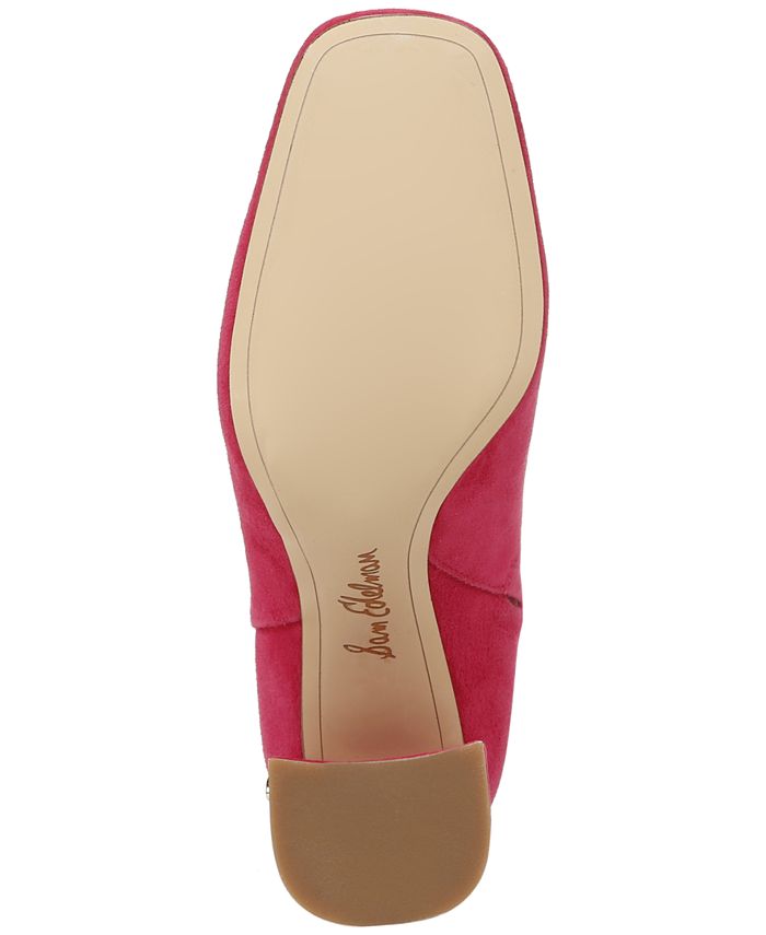 Sam Edelman Women's Codie Square-Toe Flared-Heel Booties - Macy's