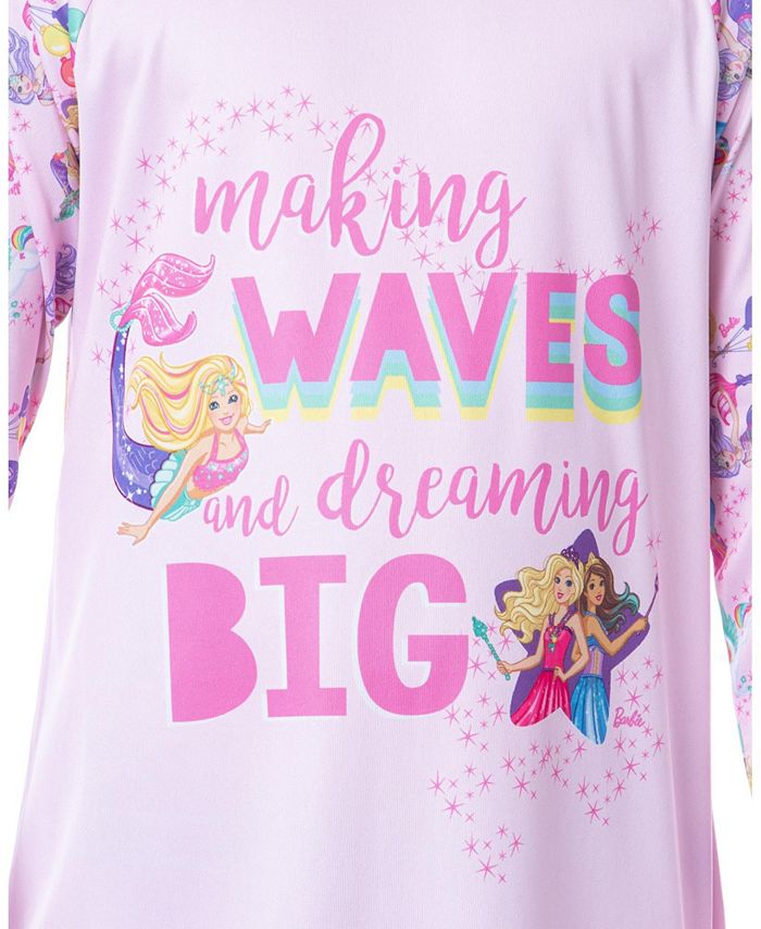 Barbie Girls Mattel Making Waves Dreaming Sleep Pajama Nightgown - Macy's