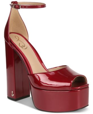 Sam Edelman Womens Kori Ankle Strap Platform Dress Sandals - Macy's