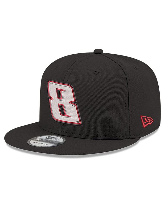 New Era Men's Black Kyle Busch 9FIFTY Number Snapback Adjustable Hat ...