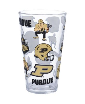 Purdue Boilermakers 16 Oz Allover Print Pint Glass - Macy's