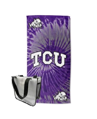 Northwest Company TCU Horned Frogs 30" x 60" Beach Towel with Clear Bag ...
